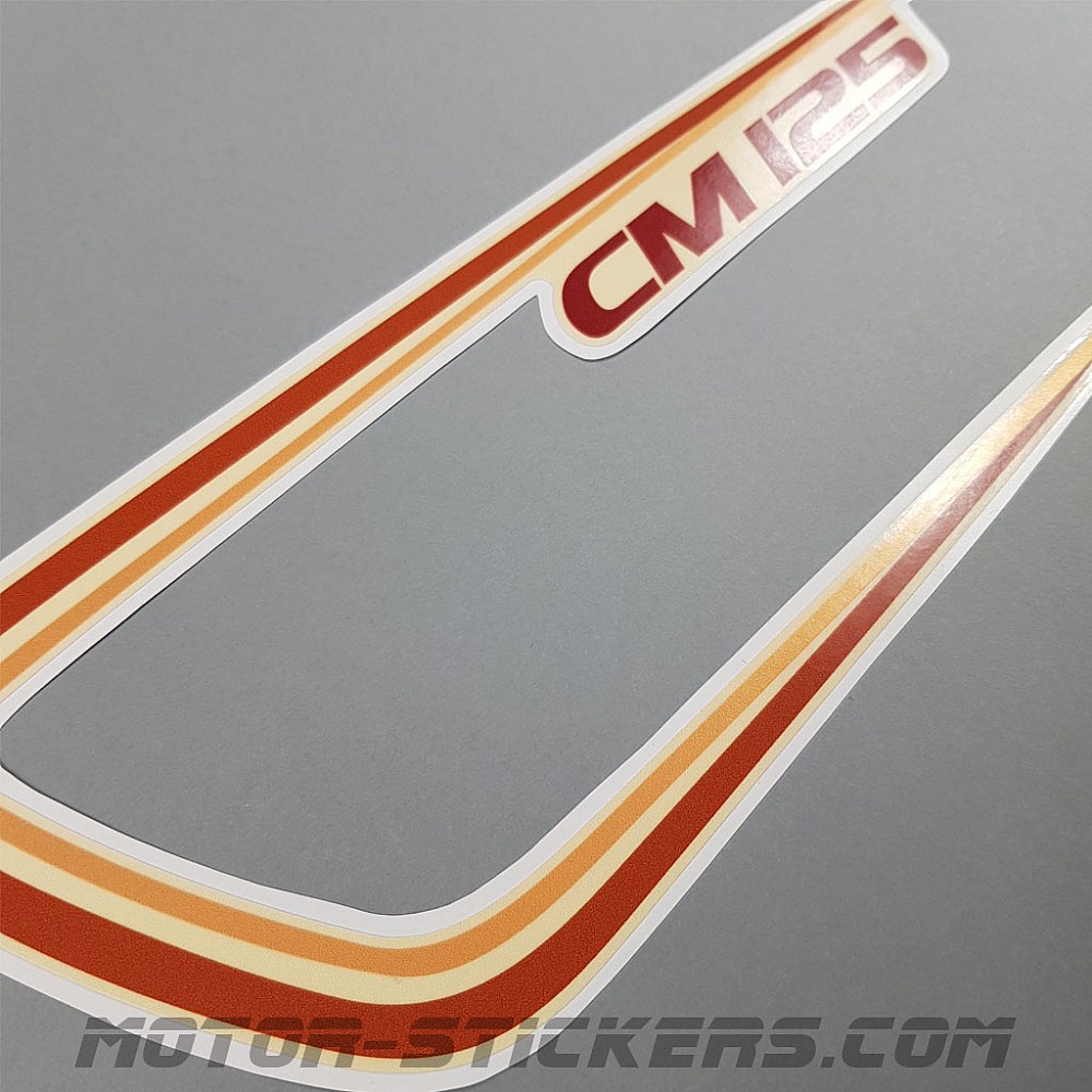 Honda CM 125 Custom 1993 decals