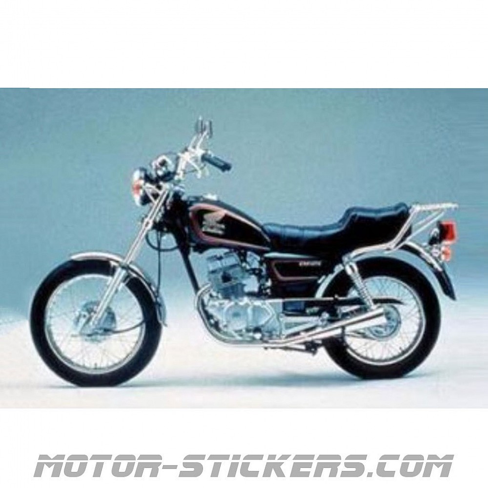 Honda CM 125 Custom 1994 decals