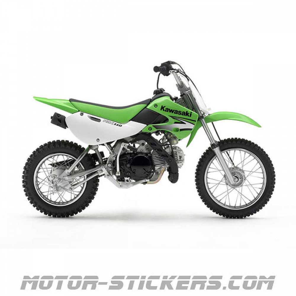 Kawasaki KLX 110 2007 stickers