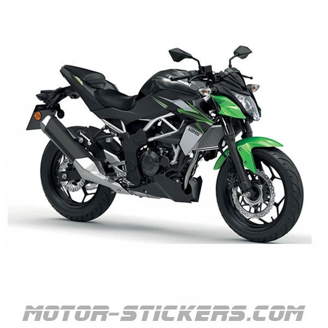 Kawasaki Z125 2022 decals