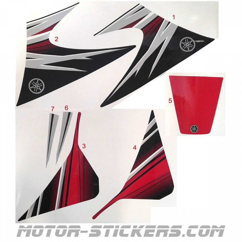 Yamaha DT 50R 2007 decals