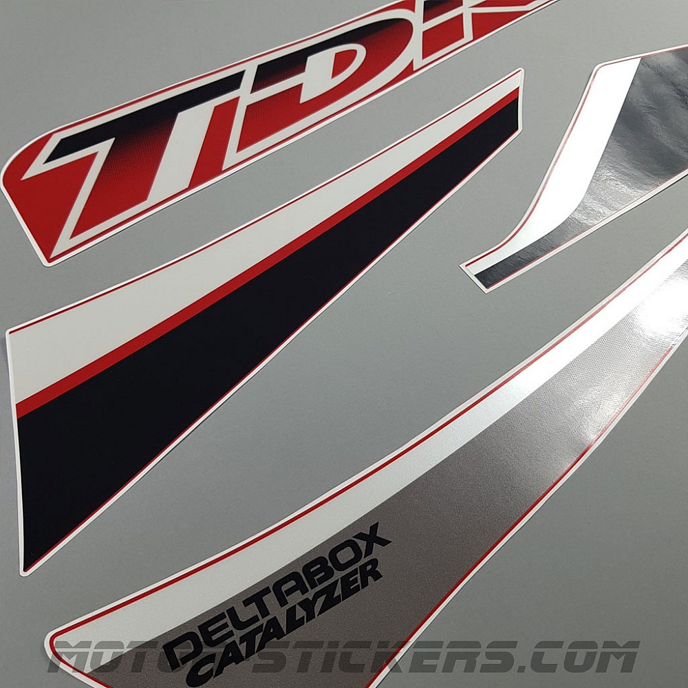 Yamaha TDR 125 1997 decals