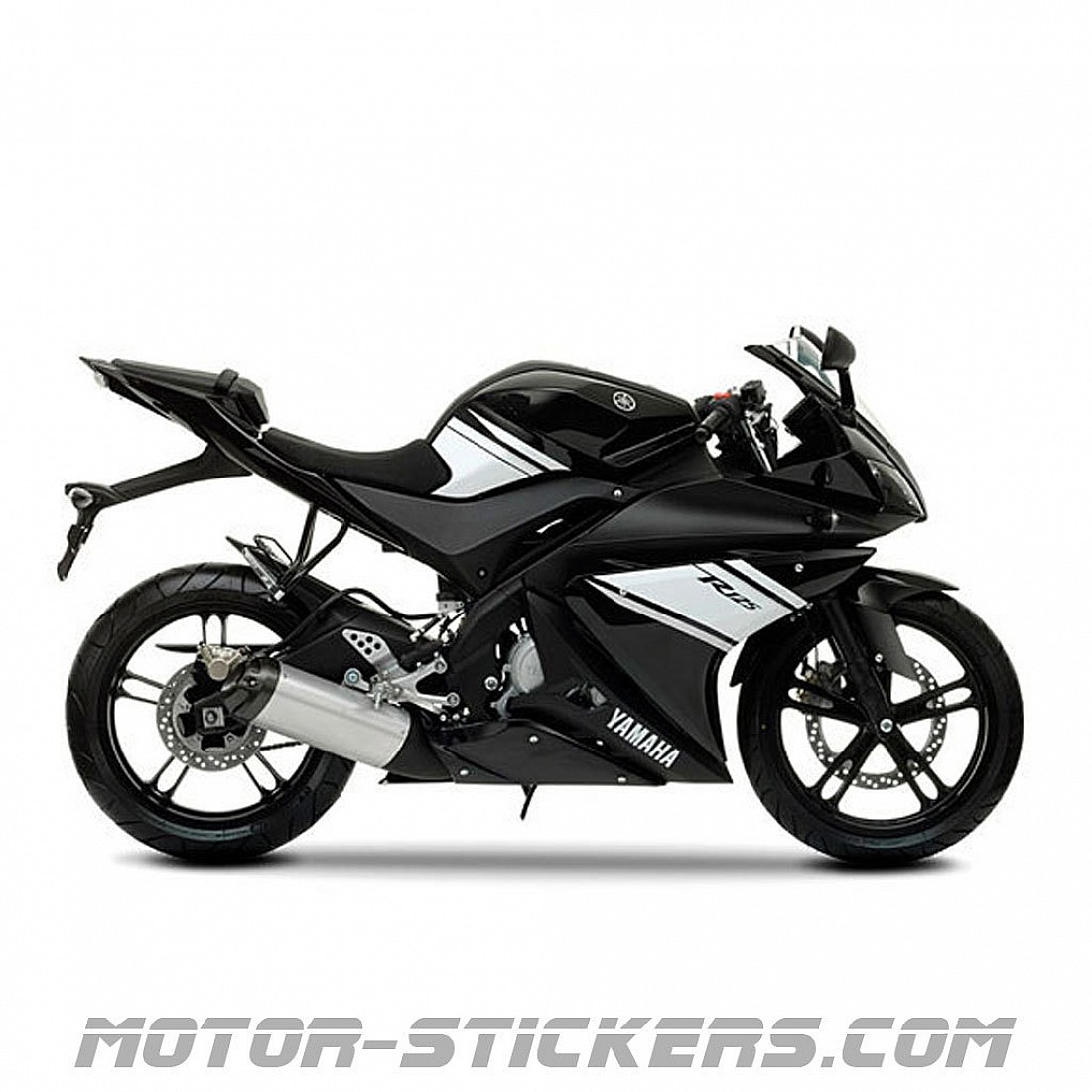 Yamaha YZF 125R 2009 decals