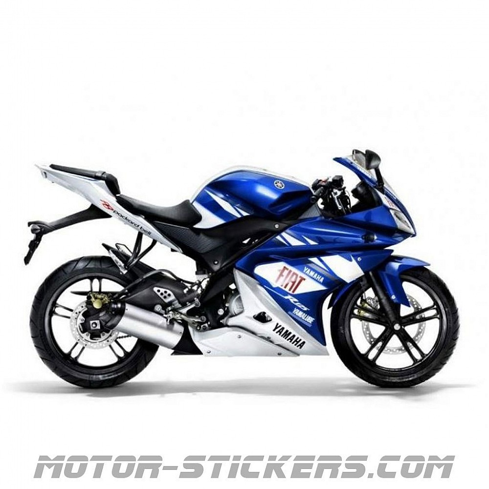 Yamaha YZF 125R 2009 decals