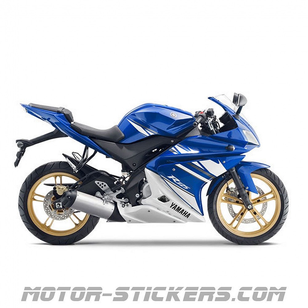 Yamaha YZF 125R 2010 decals