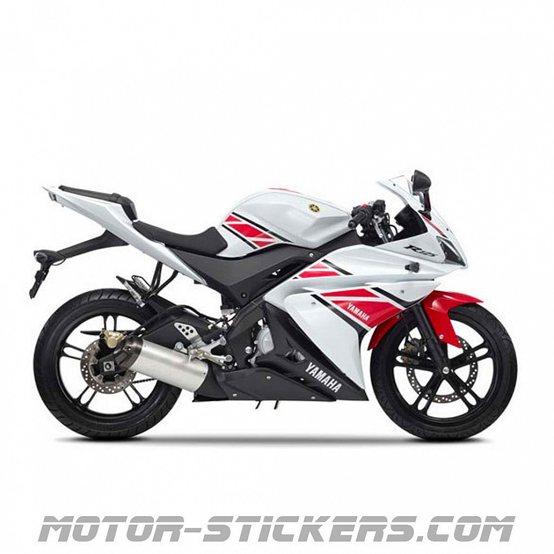 Yamaha YZF 125R 2012 decals
