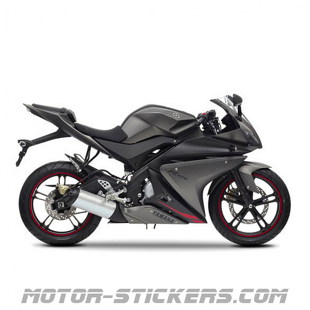 Yamaha YZF 125R 2013 decals