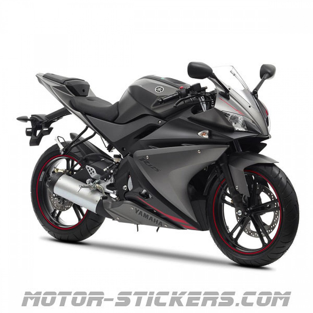 Yamaha YZF 125R 2012 decals
