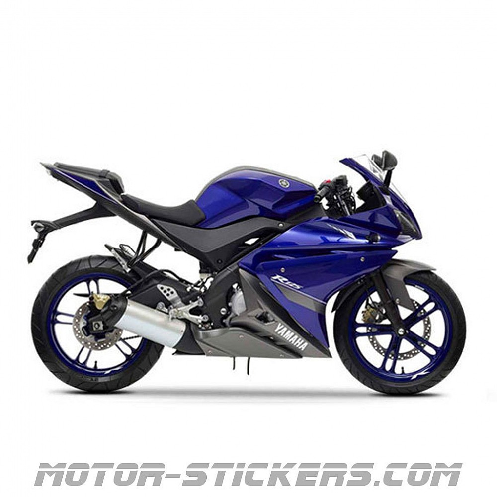 Yamaha YZF 125R 2013 decals