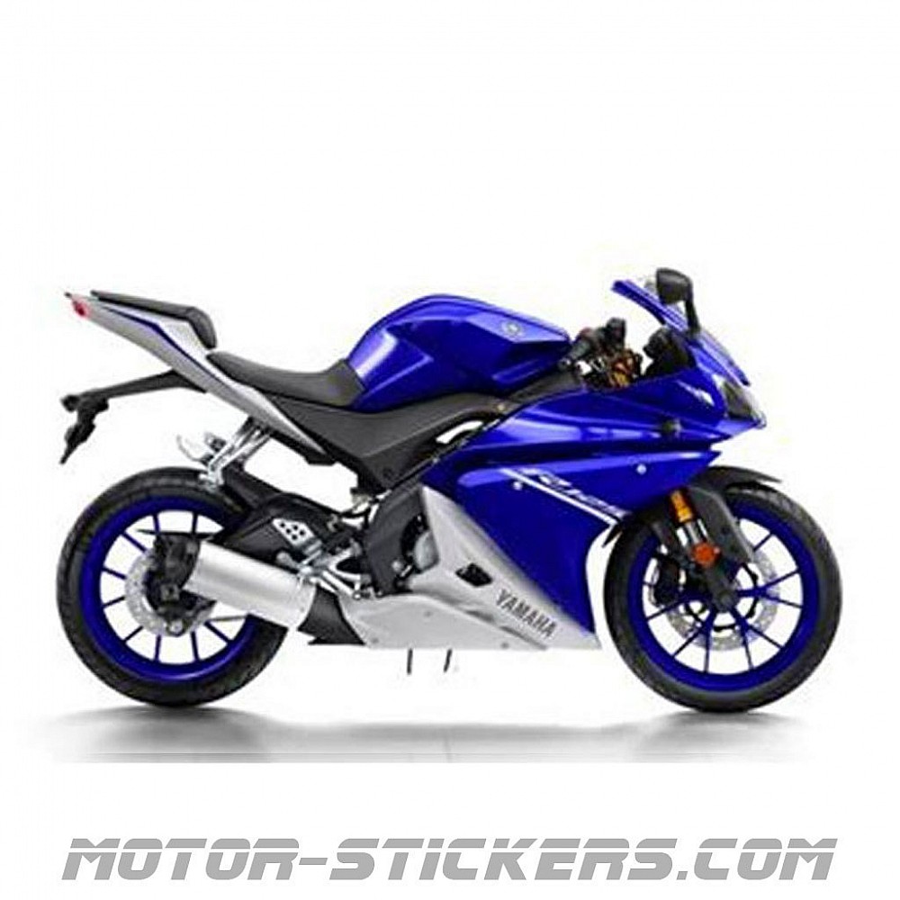 Yamaha YZF 125R 2017 decals