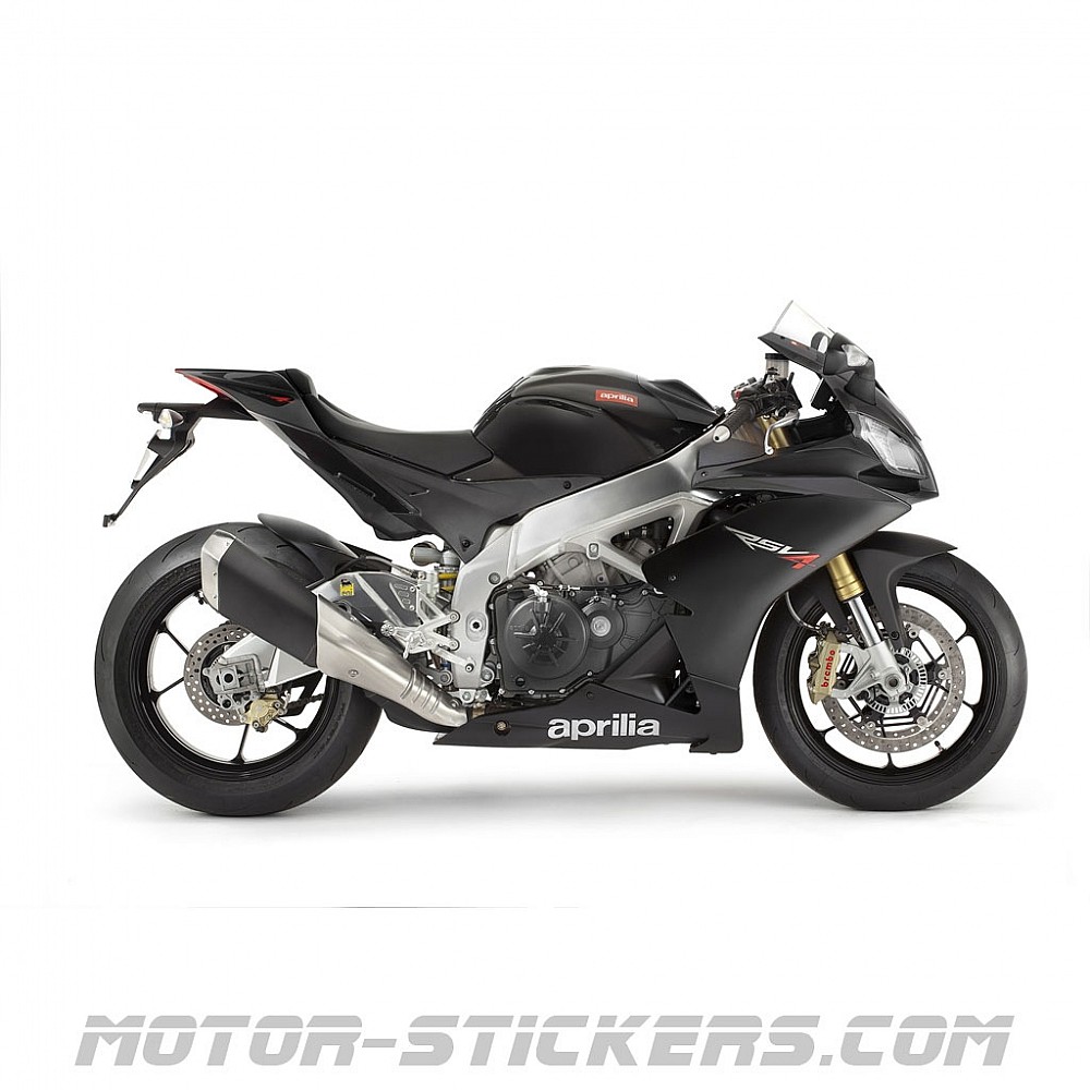 Aprilia RSV4 1000R 2012 decals