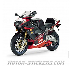 Aprilia RSV 1000R Mille 2001 decals