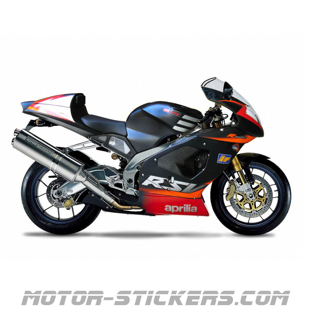 Aprilia RSV 1000R Mille 2002 decals