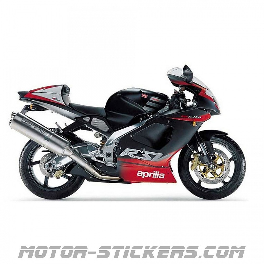 Aprilia RSV 1000 Mille 2002 decals