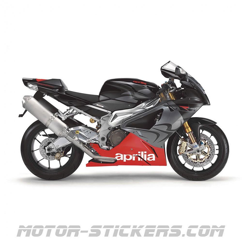 Aprilia RSV 1000R Mille 2008 decals