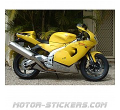 Aprilia RSV 1000 Mille 2000 decals