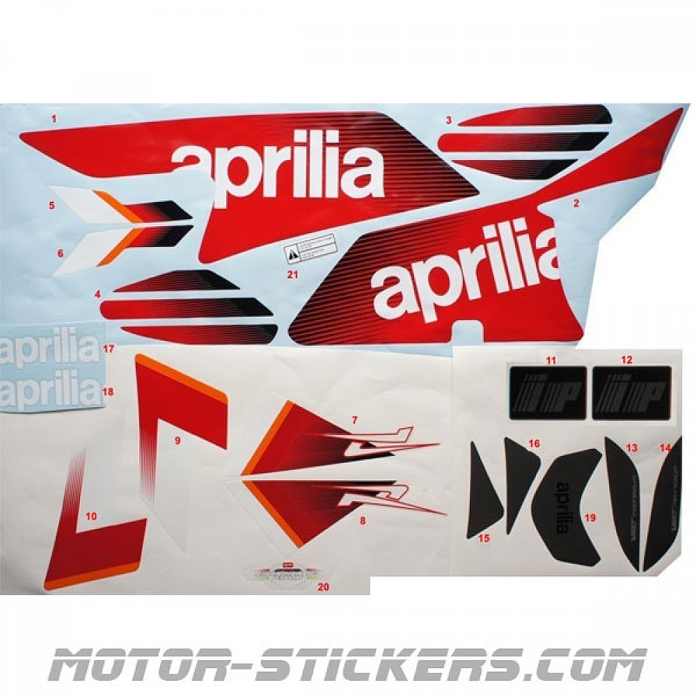 Aprilia RSV 1000R 2004 decals