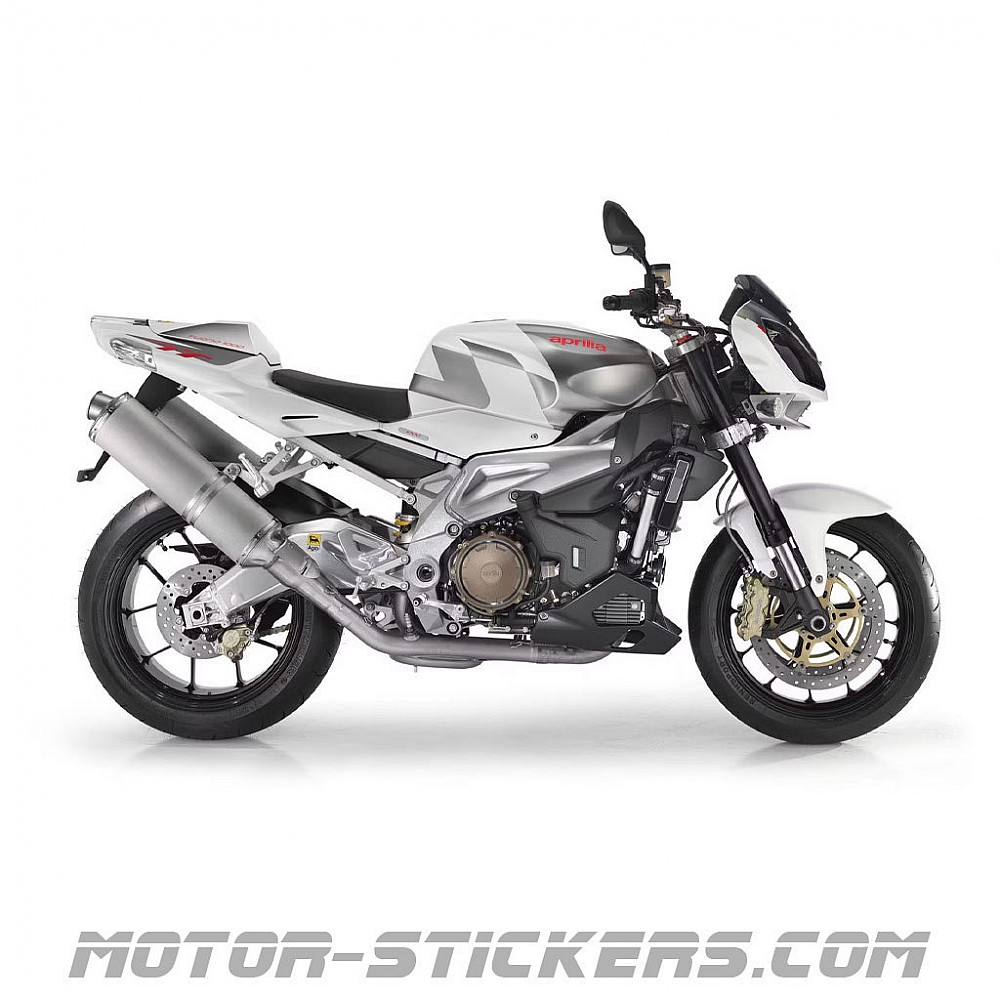 Aprilia Tuono 1000 R 2008 decals