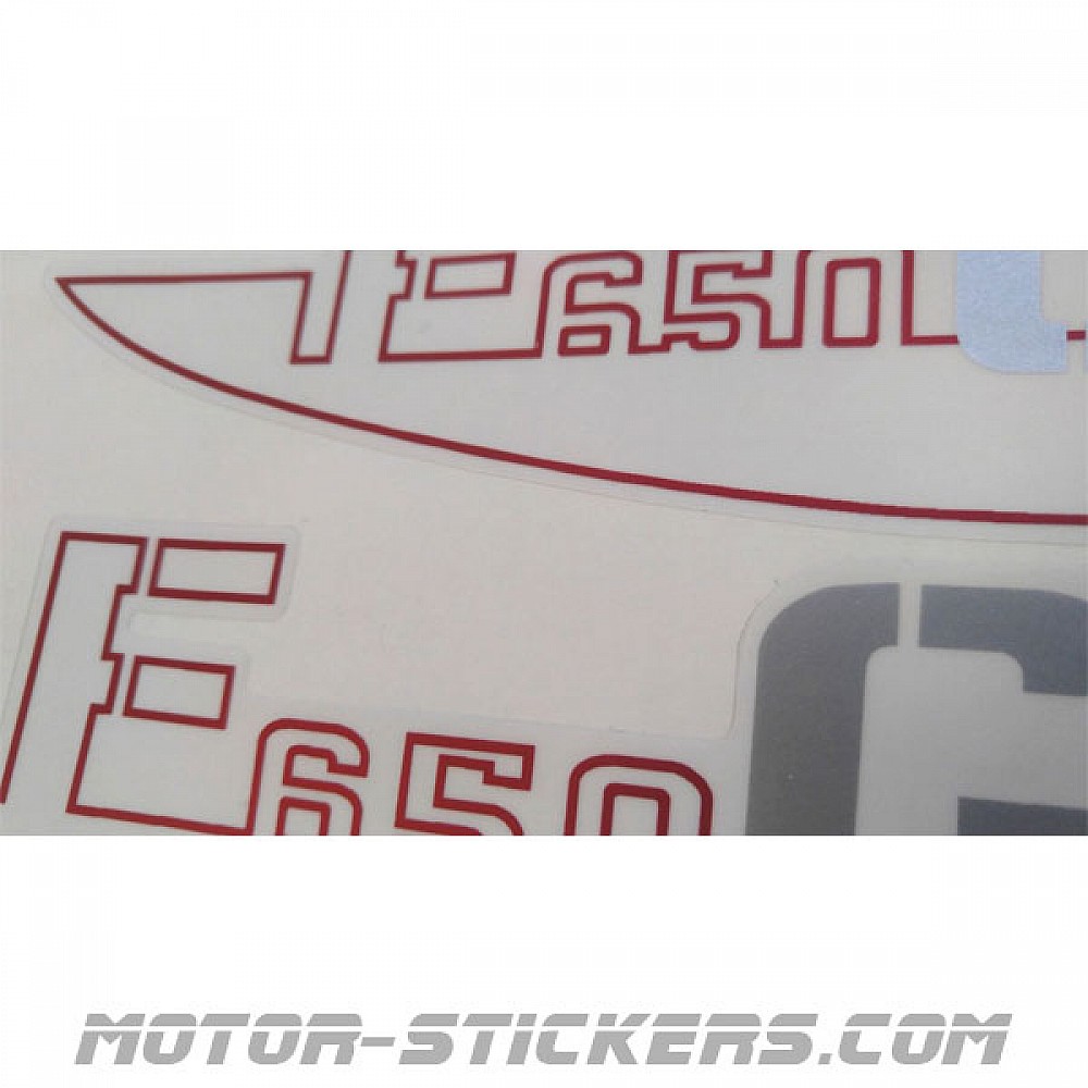 BMW F 650 GS '04-2007 decals
