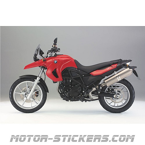 BMW F 650 GS 2008 decals