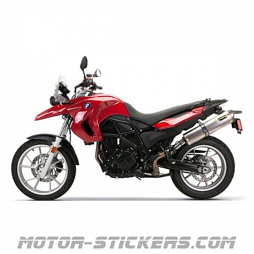 BMW F 650GS decals