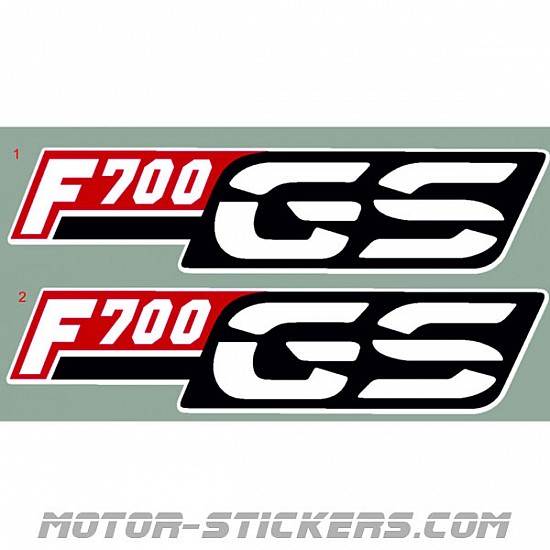 BMW F 700 GS 2016 decals