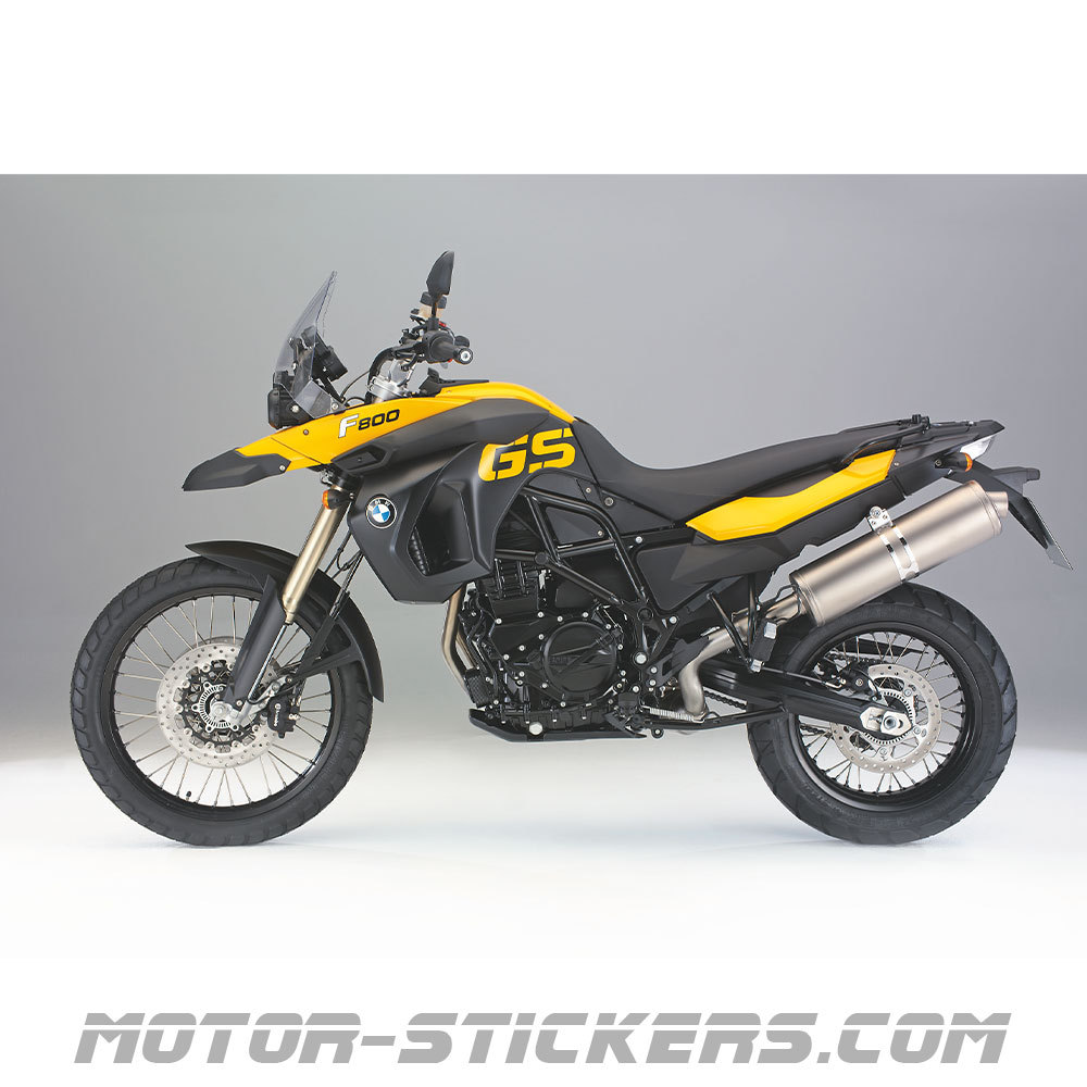 BMW F 800 GS 2008 decals