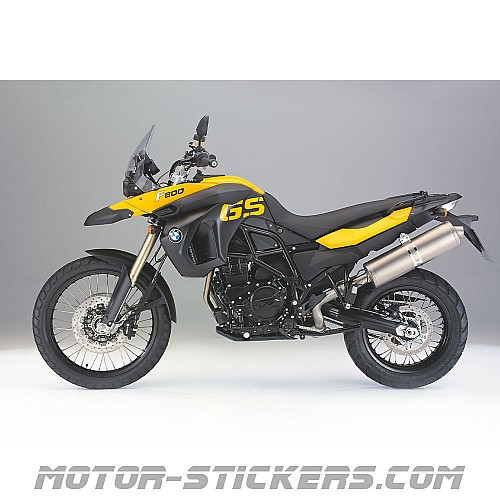 BMW F 800 GS 2007 decals