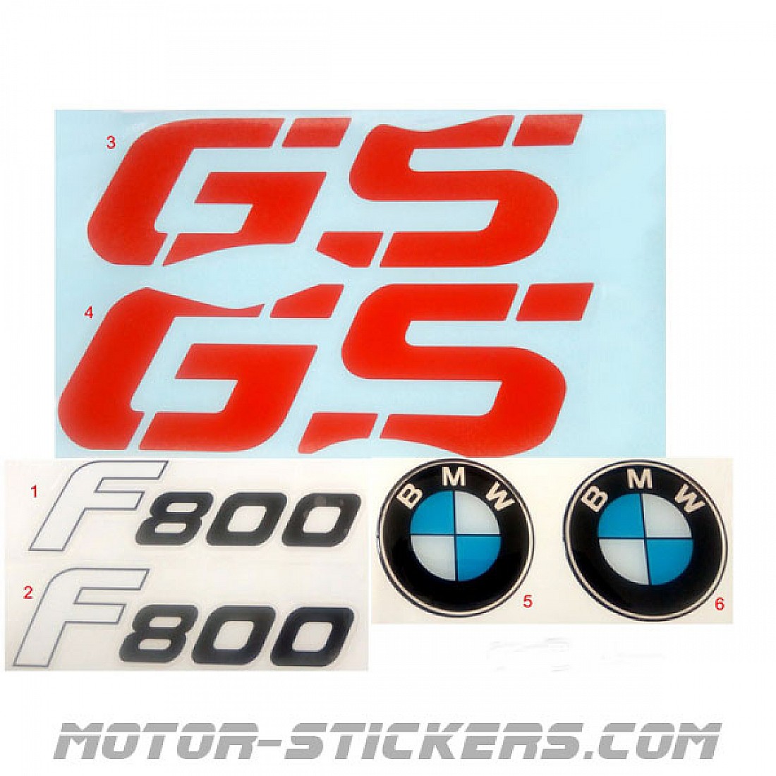 BMW F 800 GS '08-2010 Aufkleber