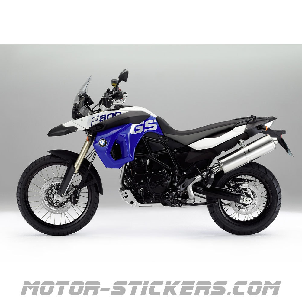 BMW F 800 GS 2011 decals