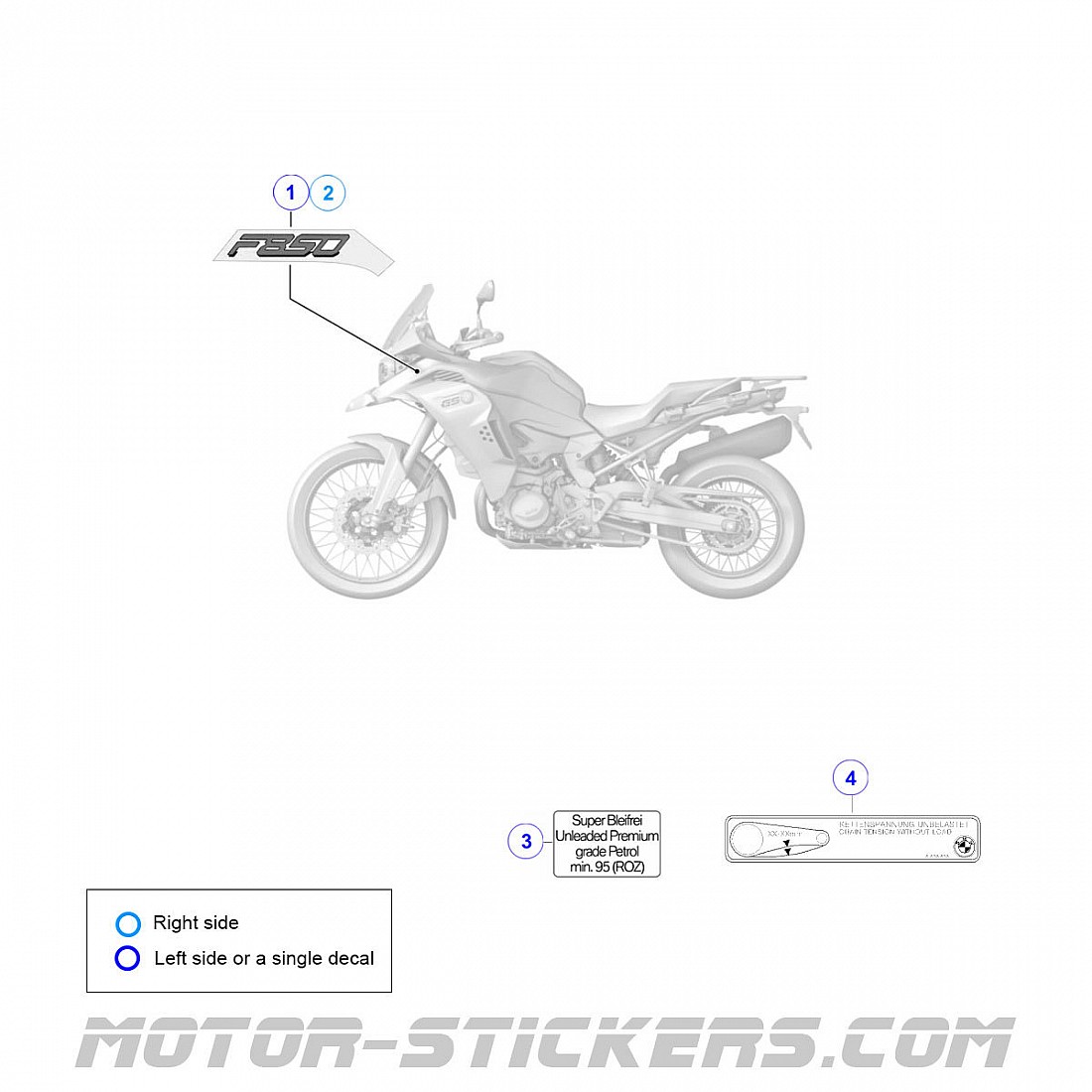 Bmw F 850 Gs Adventure Decals