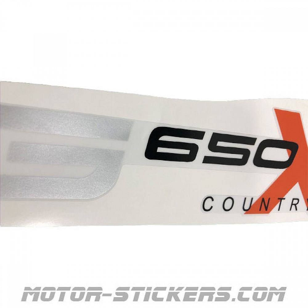 BMW G 650 X Country '07-2009 decals