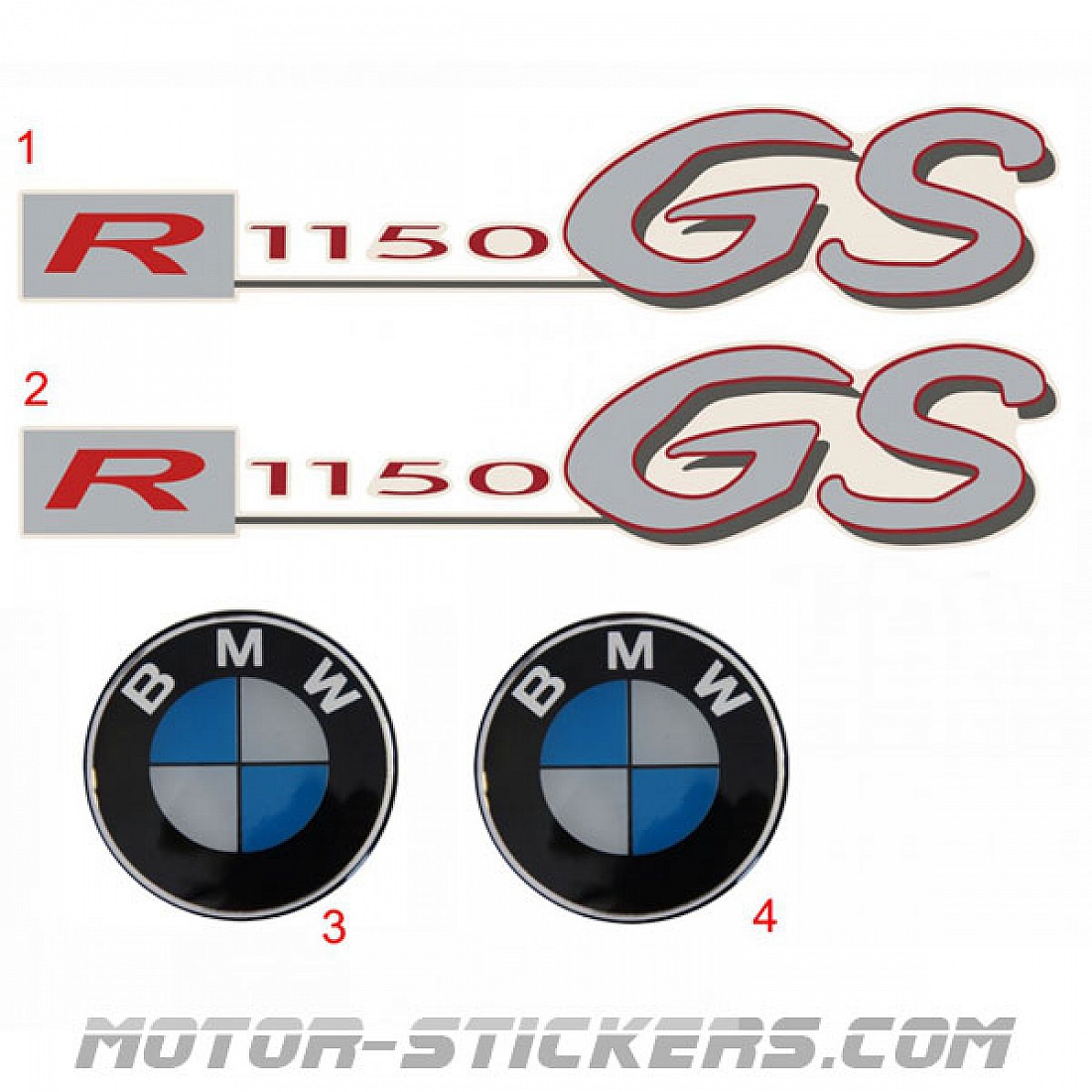 BMW R 1150 GS '99-2004 decals