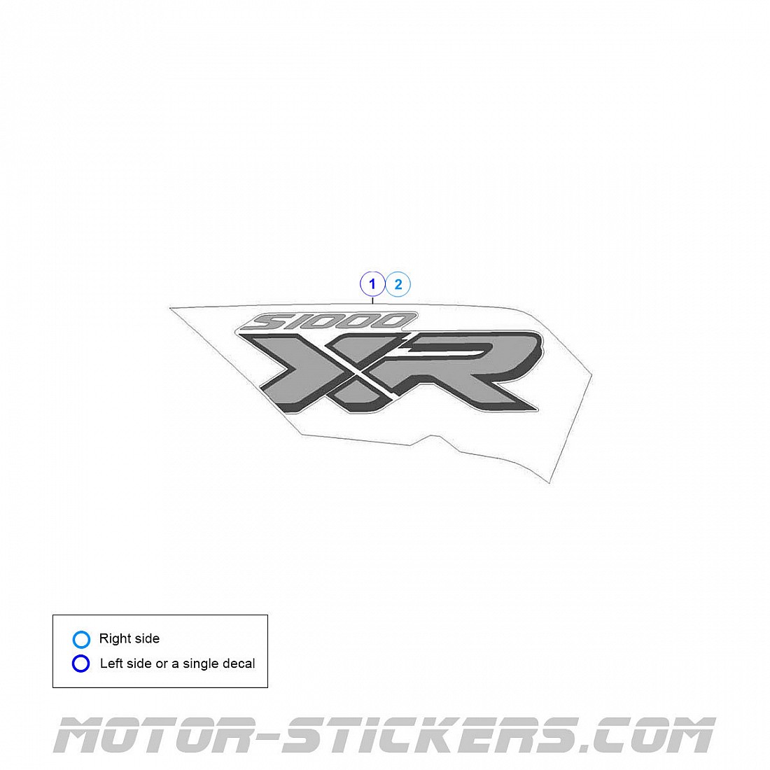 BMW S 1000 XR 2022 decals