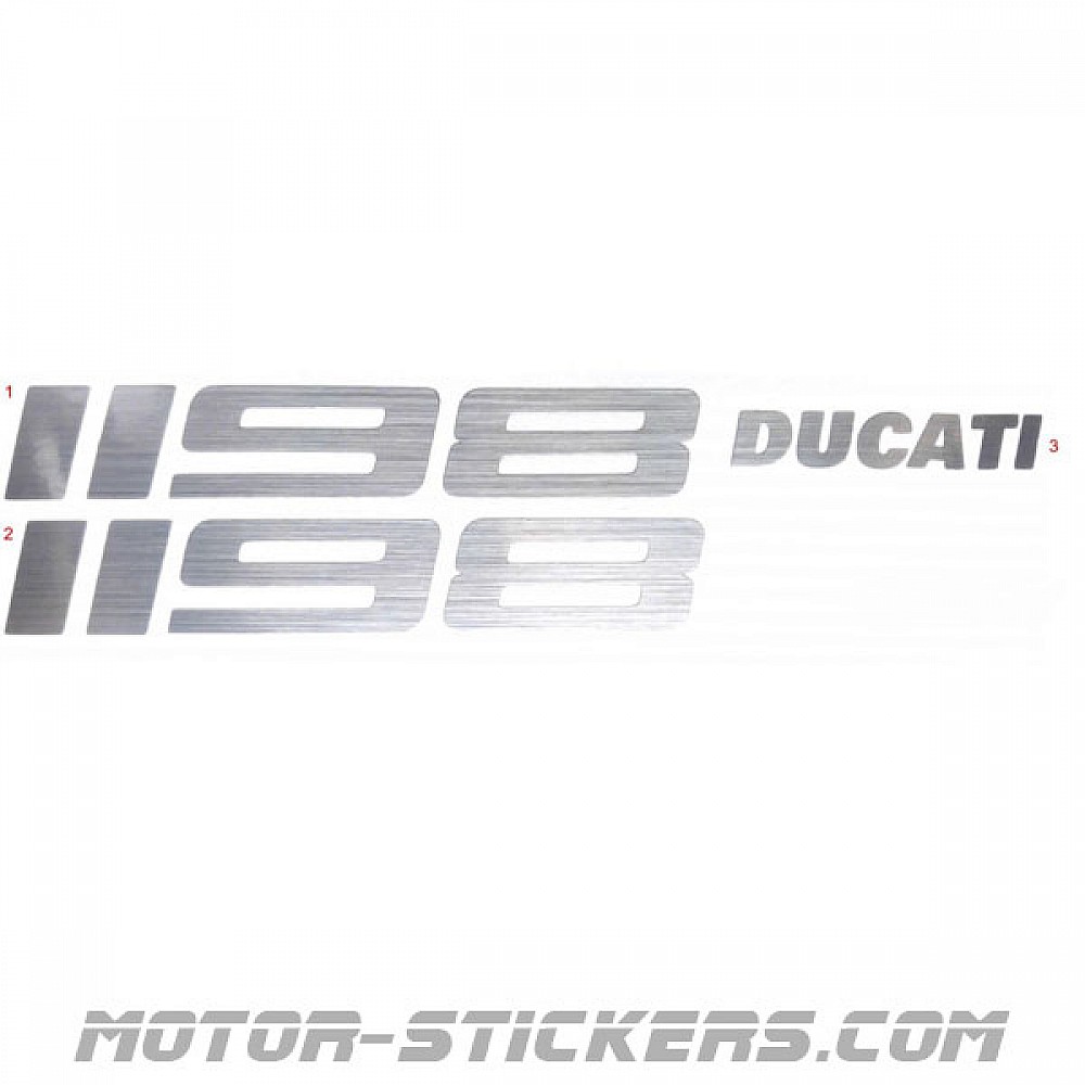 Ducati 1198 '10-2015 decals