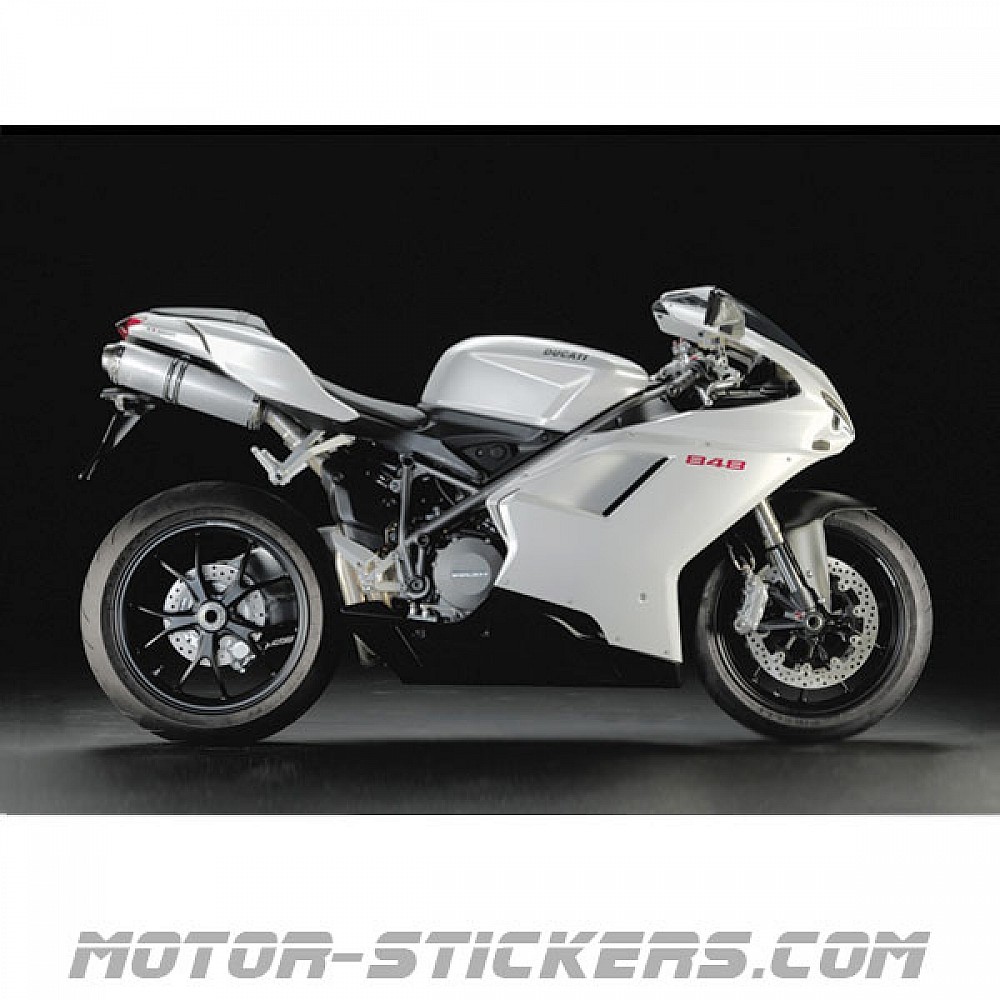 Ducati 848 2009 decals