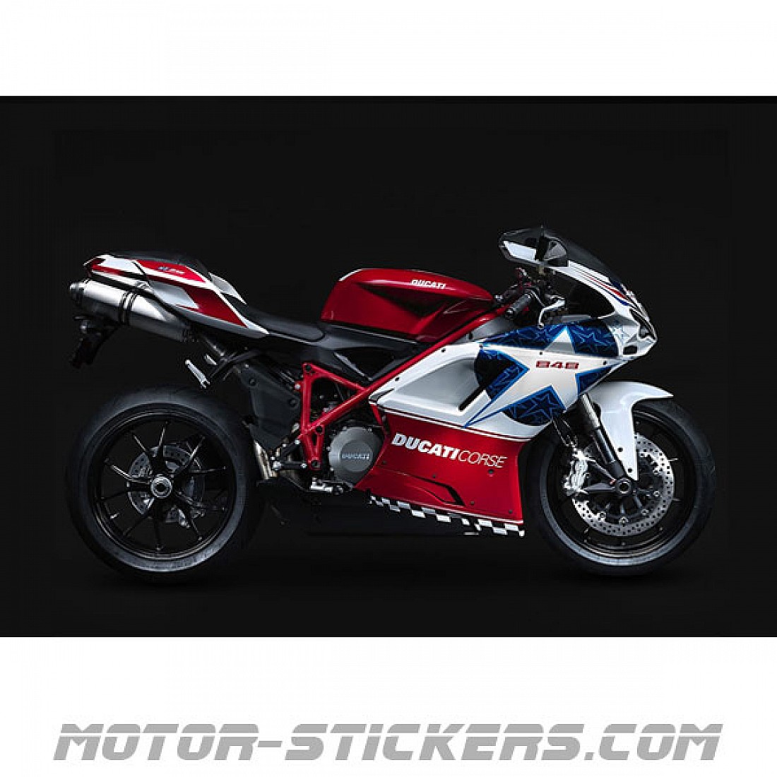 Ducati 848 Nicky Hayden 2010 stickers