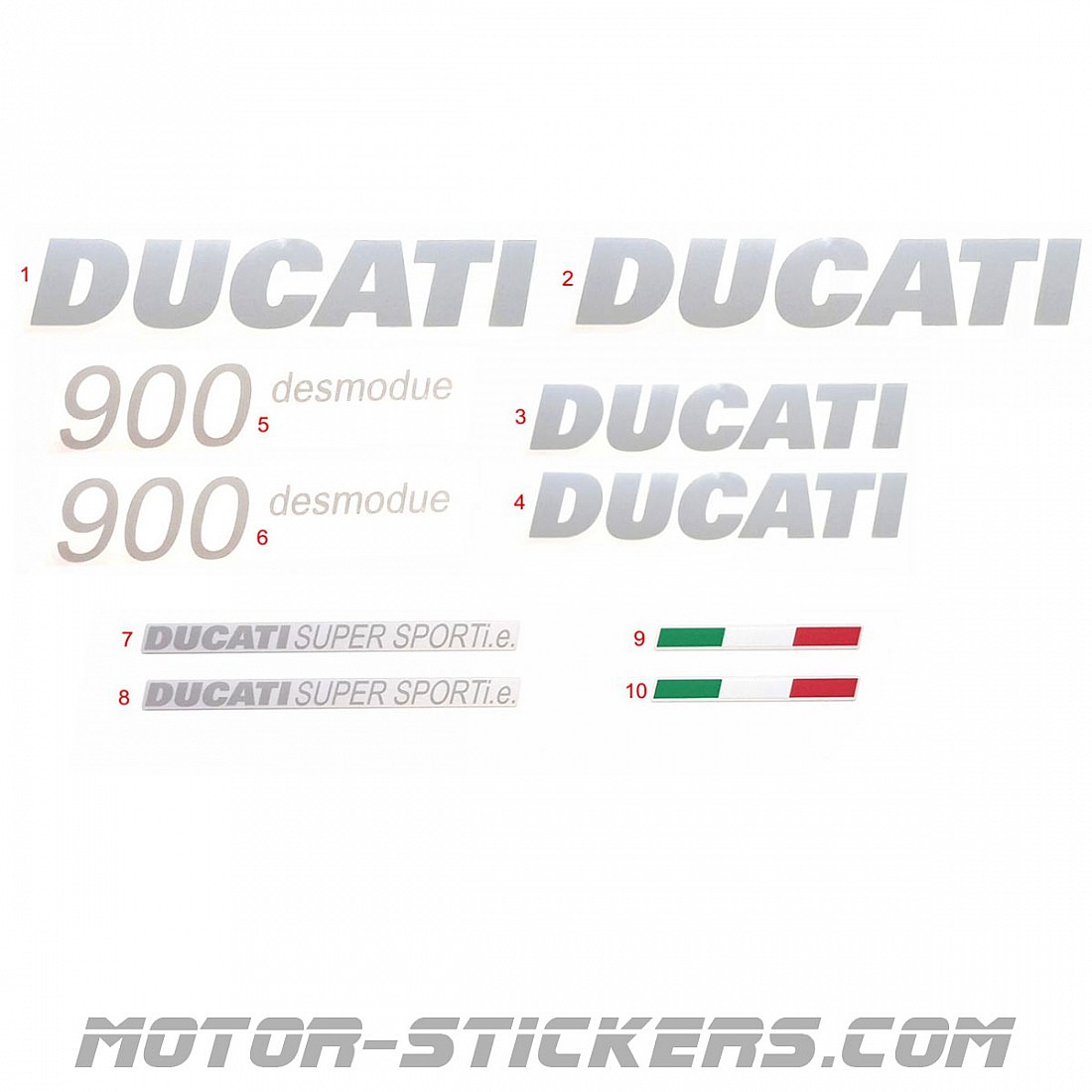 Ducati 900 Supersport 2000 decals
