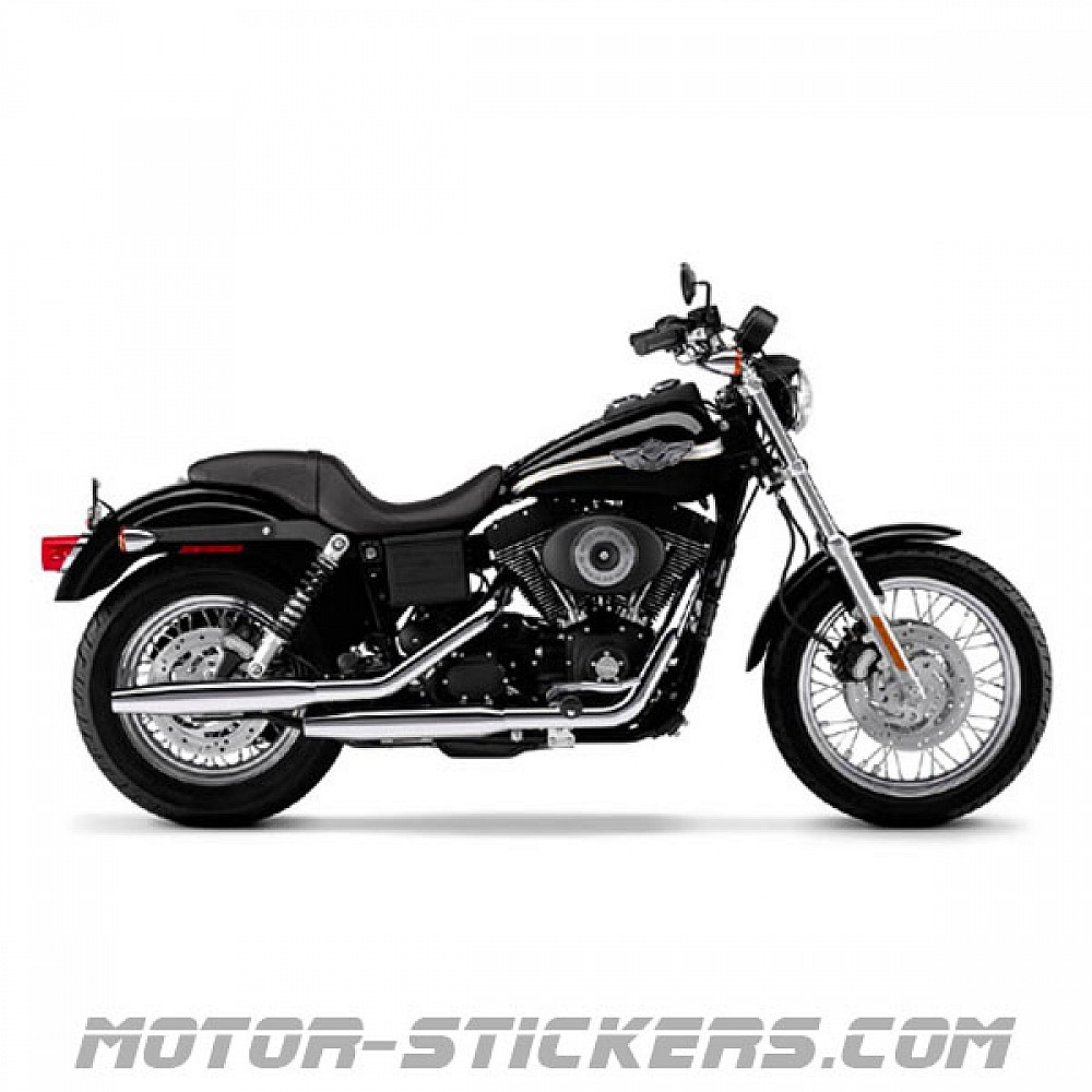 Harley Davidson Dyna 2003 decals