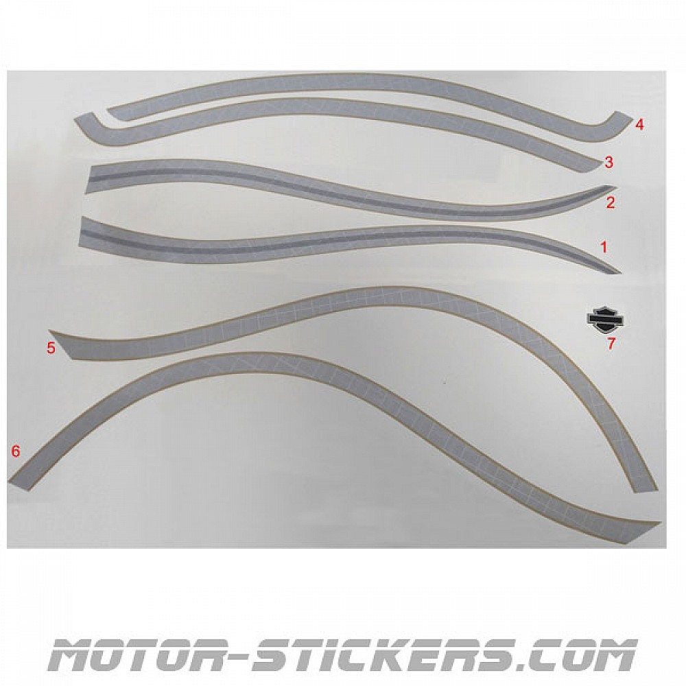 Harley Davidson Dyna 2003 decals