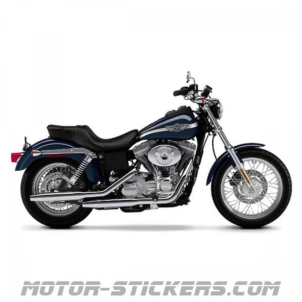Harley Davidson Dyna 2003 decals