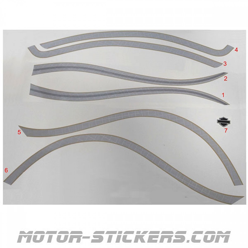 Harley Davidson Dyna 2003 decals