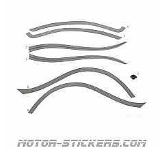 Harley Davidson Dyna 2003 decals