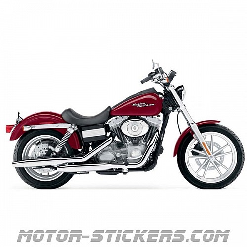 Dyna Super Glide 2006 decals