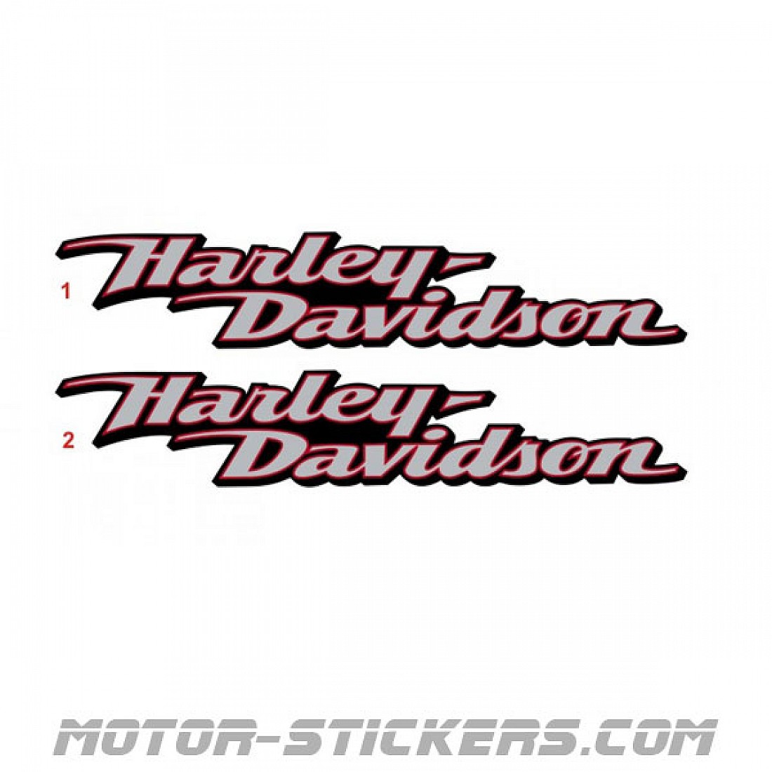Harley Davidson Dyna Super Glide 2006 decals