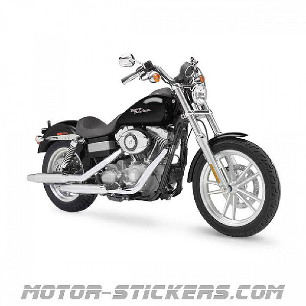 Harley Davidson Dyna Super Glide '06-2007 decals