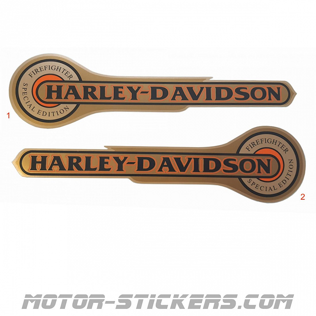 Harley Davidson Electra Ultra Glide Firefighter 2007 decals