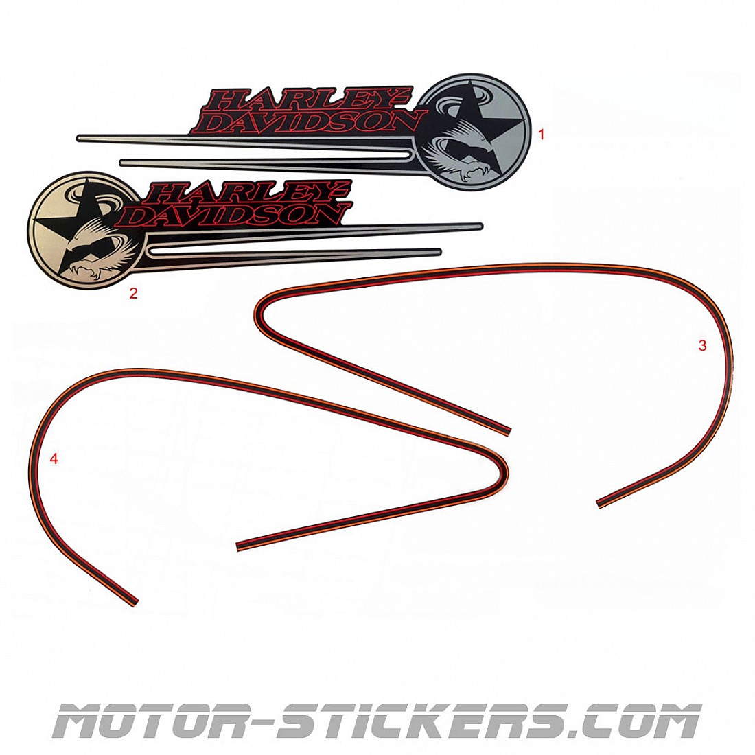 Harley Davidson Evo Springer 1994 decals