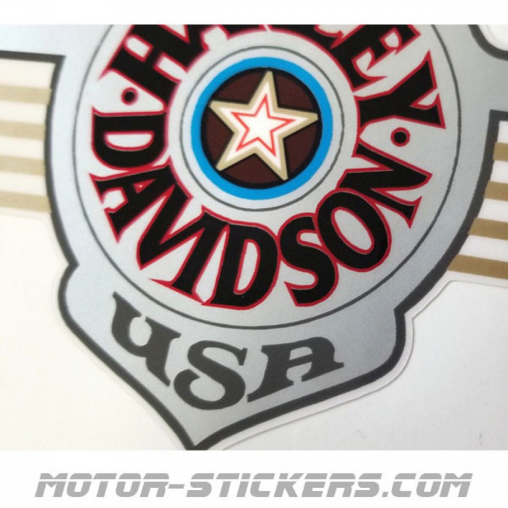 Harley Davidson Fat Boy 2004 autocollants | Autocollants moto de qualité