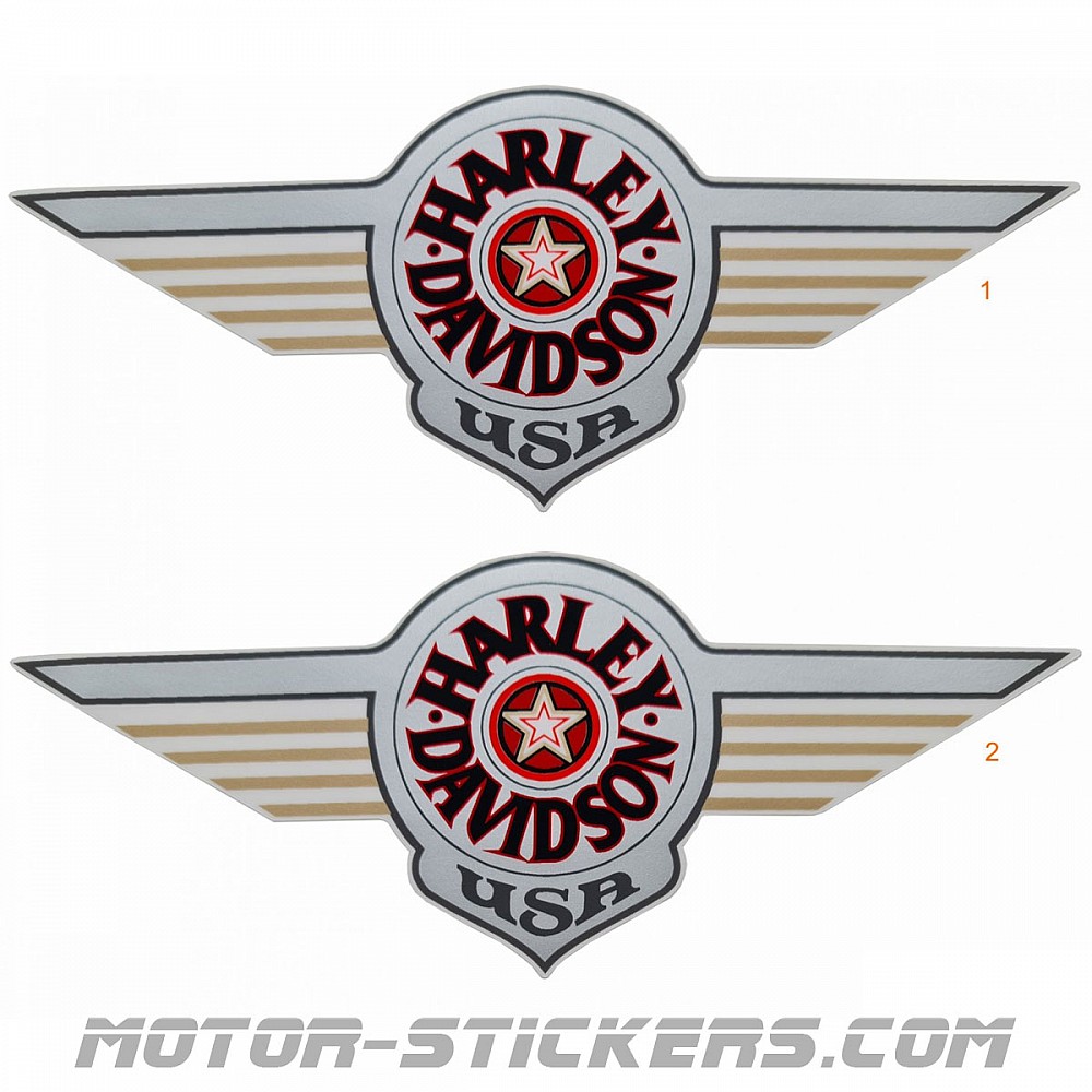 Harley Davidson Fat Boy 2004 autocollants